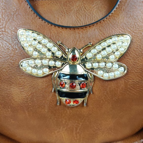 Soulfina | Bags | Soulfina Collection Womens Queen Honey Bee Vegan Faux Leather Preppy Purse ...